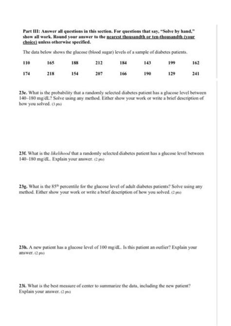 Solved Part Iii Answer All Questions In This Section For