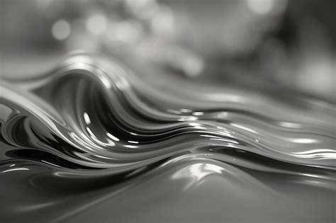 Premium Photo Luxurious Grayscale Blur With A Touch Of Abstraction