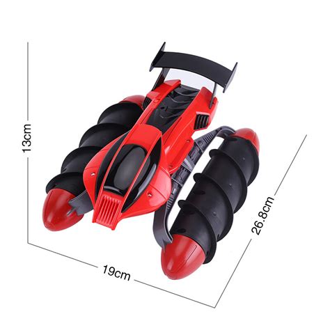 ปิดถนนรถ Rc เด็กของเล่นสะเทินน้ำสะเทินบก 4wd Land น้ำ 2 4 กิกะเฮิร์ตซ์ของขวัญกันน้ำ 360 องศาหมุน