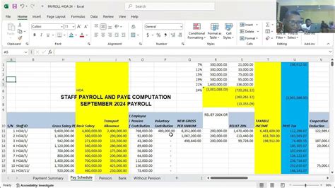 Vlookup In Payroll Dec Edition 24 Youtube