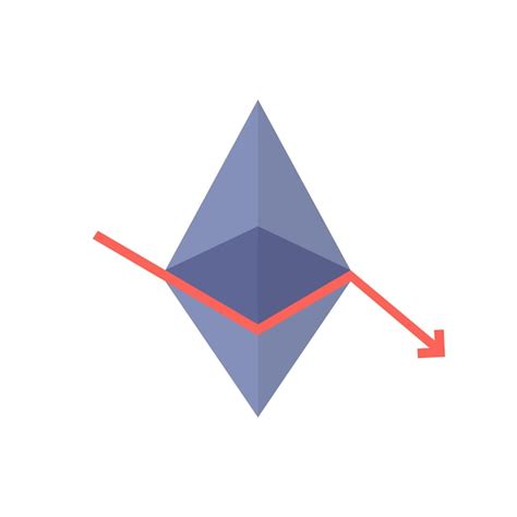 Premium Vector Monetary Loss With Ethereum Value Fallen