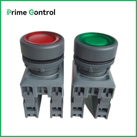 22mm Cutout Diameter Industrial Controls Illumination Push Button Switch Push Button Switch
