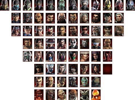 Mortal Kombat Game Characters List Izbhyu