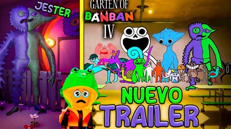 ¡nuevo Trailer De Garten Of Banban 4 Cuarto Secreto De Jester Nuevo