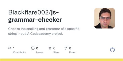 Github Blackflare002js Grammar Checker Checks The Spelling And Grammar Of A Specific String