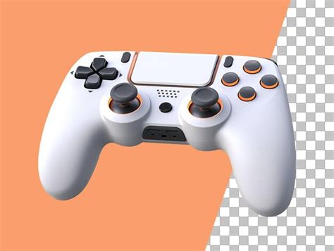 Premium PSD A White Controller Gamepad With A Transparent Background