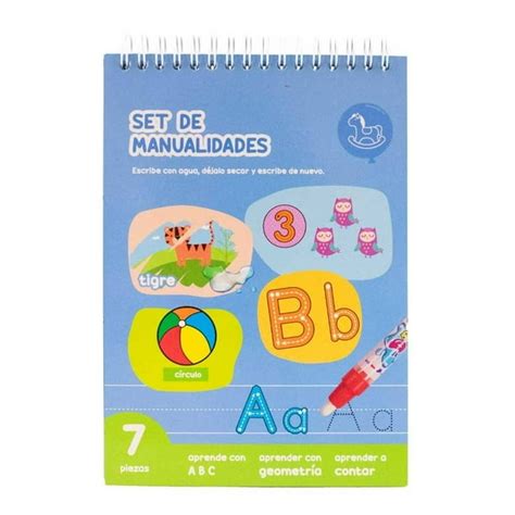 Set De Manualidades Pean Gear Rectangular Con 6 Hojas Diseños De Letras Azul 2 Piezas Walmart