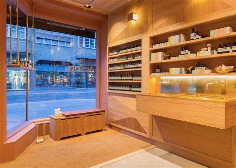Snøhetta Clads Aesop Store With Faceted Oak Panelling