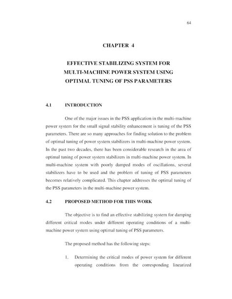 PDF CHAPTER EFFECTIVE STABILIZING SYSTEM FOR MULTI MACHINE Shodhganga Inflibnet Ac In