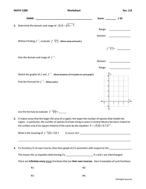 Math 1280 Wsh 28 Notes Math 1280 Worksheet Sec 2 ©all Rights