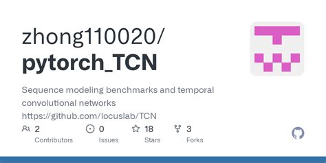 GitHub Zhong Pytorch TCN Sequence Modeling Benchmarks And Temporal Convolutional