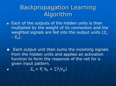 Ppt Learning In Multilayer Networks Backpropagation Algorithm