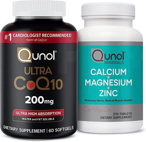 Qunol Coq10 200mg Softgels Ultra High Absorption Coenzyme Q10 Supplements 2 Month