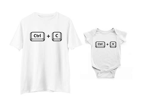 Strg C Shirt Strg C Strg V Strampelanzug Passendes Etsyde