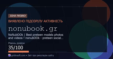 Nonubookgr попередження чорного списку Довіра 35100