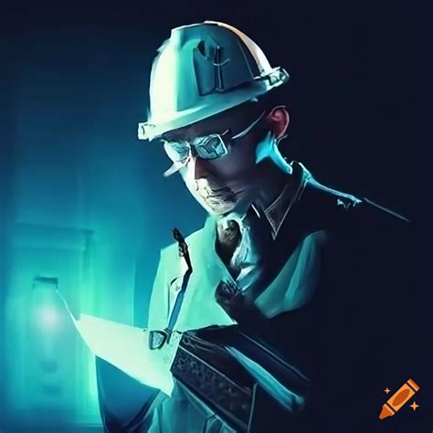 Engineer At Work On Craiyon