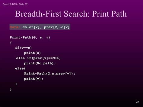 breadth first search ppt