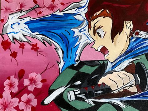 Water Breathing Tanjiro By Tiikay07 On Deviantart