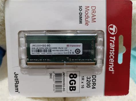 Transcend 8gb Ddr4 3200mhz Laptop Memory Sodimm Brand New Computers And Tech Parts