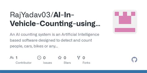 github rajyadav03 ai in vehicle counting using opencv an ai counting
