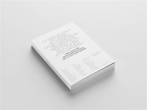 Thesis The Performance Of Gender On Behance