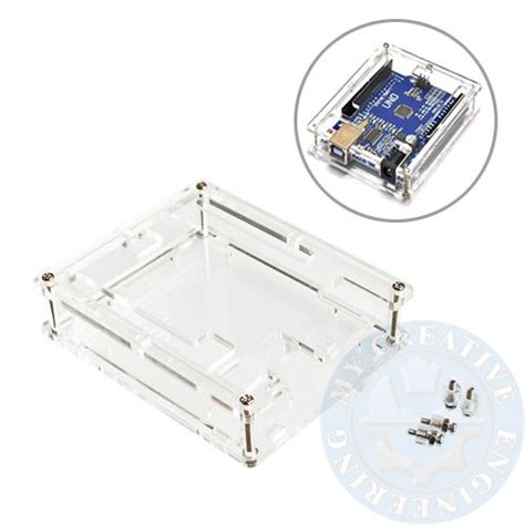 Arduino Uno R Acrylic Transparent Case Shell Box Enclosure Protection Lazada