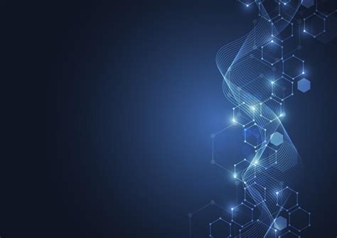 Premium Vector Abstract Hexagonal Molecular Structures In Technology Background And Science