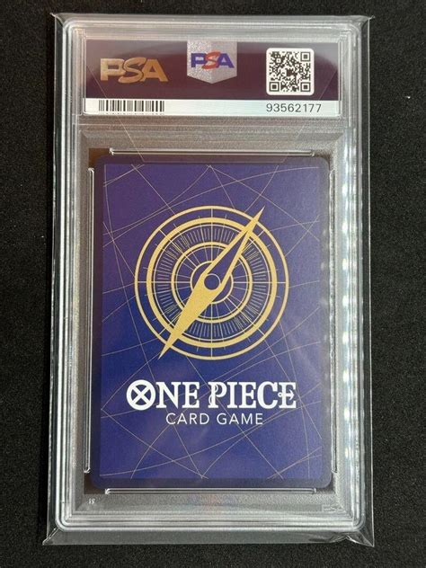 Psa 10 One Piece Card Game S Snake Op08 Alternate Art Set From Japanese