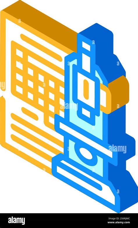 Scientific Approach Isometric Icon Vector Scientific Approach Sign Isolated Symbol