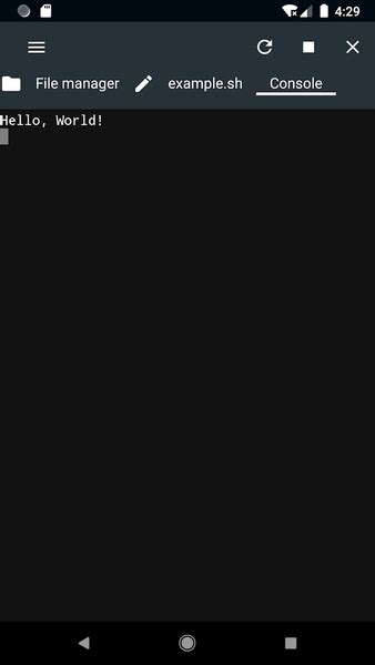 دانلود برنامه Shell Script Editor اندروید بازار