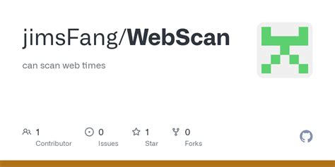 Github Jimsfangwebscan Can Scan Web Times