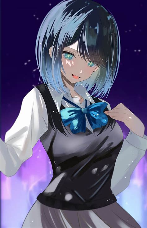 绝对的女主角 插画师kirameki的黑川茜插画图片 BoBoPic