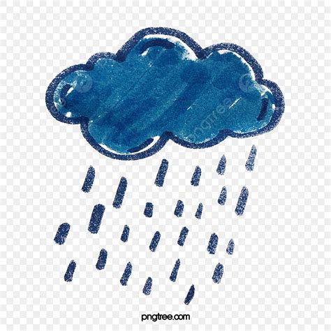 손으로 그린 비오는 흐린 구름 비 오는 날 운층 가벼운 비 Png 일러스트 및 벡터 에 대한 무료 다운로드 Pngtree