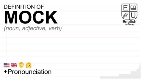 MOCK Meaning Definition Pronunciation What Is MOCK How To Say