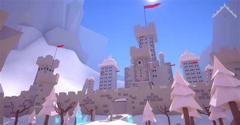 Low Poly Winter Lands 3d Environments Unity Asset Store
