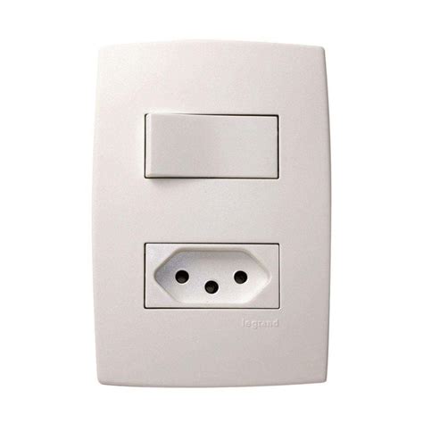 Tomada Eletrica Simples Safira Embutir 10a Black Friday Extra