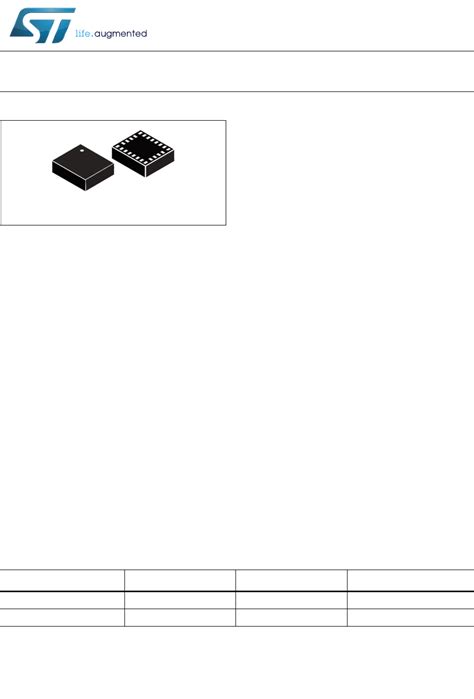 LSM9DS1 Datasheet By STMicroelectronics Digi Key Electronics