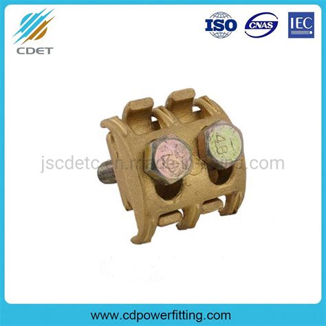 China Copper Brass Pg Parallel Groove Tap Connector Parallel Tap