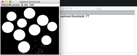 Java Calculate Binary Optimal Threshold Imagej Based On Foregroundbackground Mean Stack