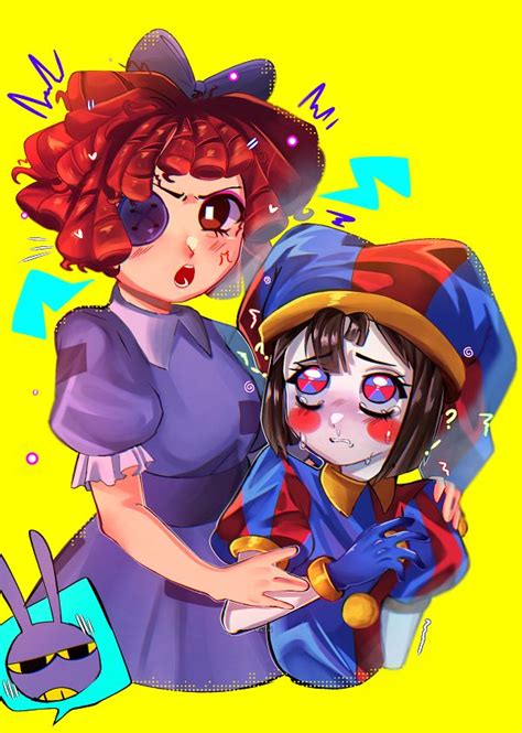Pin on the amazing digital circus ๑ Fan art Anime Circus