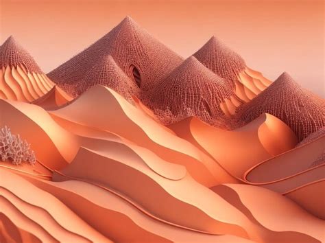 Premium Ai Image Abstract 3d Landscape Data Visualization Concept