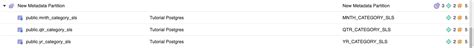 metadata partition mapping