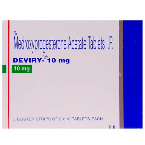 Deviry Medroxy Progestrone 10mg Tablet At ₹ 4837stripe In Nagpur Id