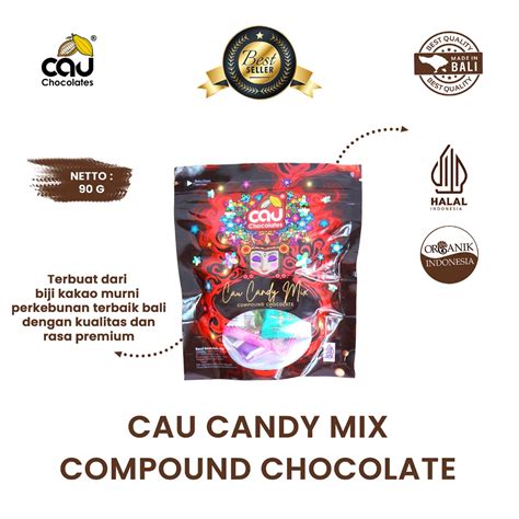 Cau Candy Mix Compound Chocolate 90g Shopee Malaysia