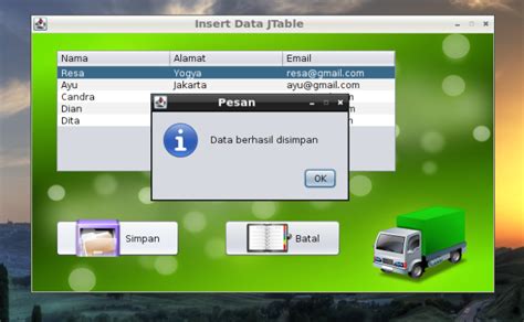 [swing] Input Data Dari Jtable Ke Database Mari Berbagi
