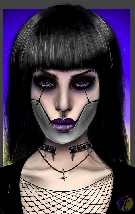Gothic Chick Cyberpunk Cyberpunk 2077 Official Amino Amino