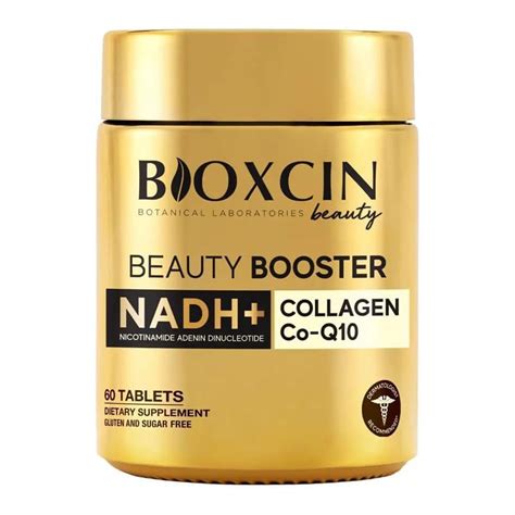 Bioxcin Beauty Booster Nadh Collagen Co Q10 Gluten And Sugar Free 60
