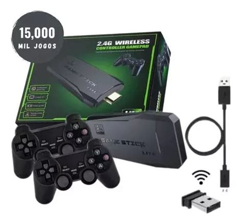 Comprar Video Game Retro Sem Fio Com 20000 Mil Jogos Jogo Vara 4k
