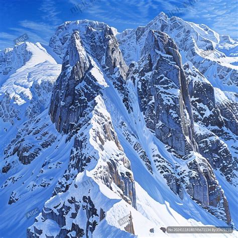 AI创作图瑞士少女峰 瑞士雪峰 阿尔卑斯雪峰 瑞士雪朗峰山顶风景 阿尔卑斯山高清全景图 瑞士处女峰 阿尔卑斯少女峰 马特洪峰冰川大世界 马特宏