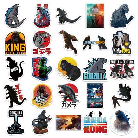Naklejki 50 Filmów Godzilla Vs King Kong Graffiti 11407031824